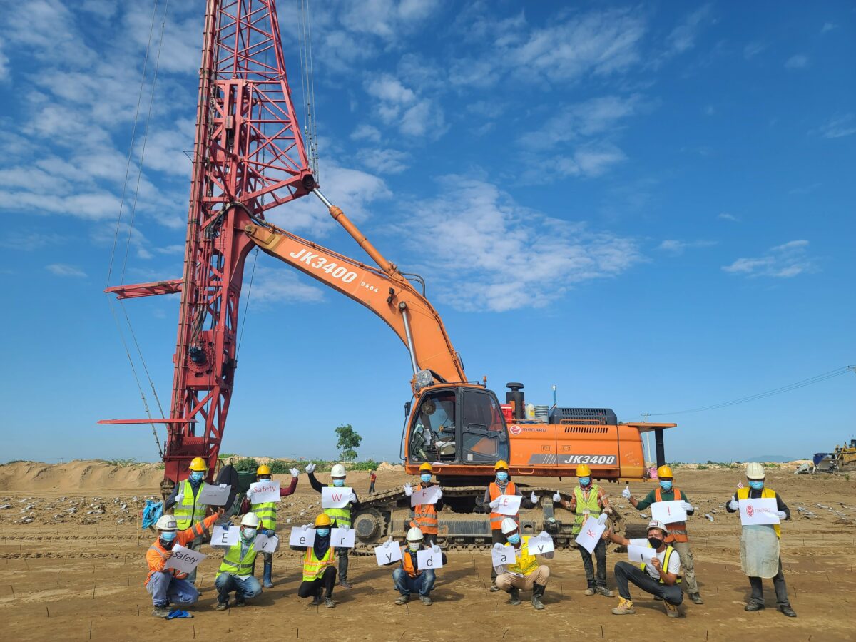 Wick Drains for Phnom Penh International Airport in Cambodia