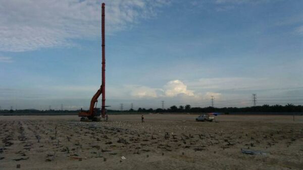 PVD Installation for a single storey factory in Malaysia